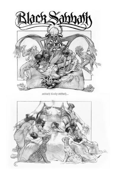 black sabbath coloring pages